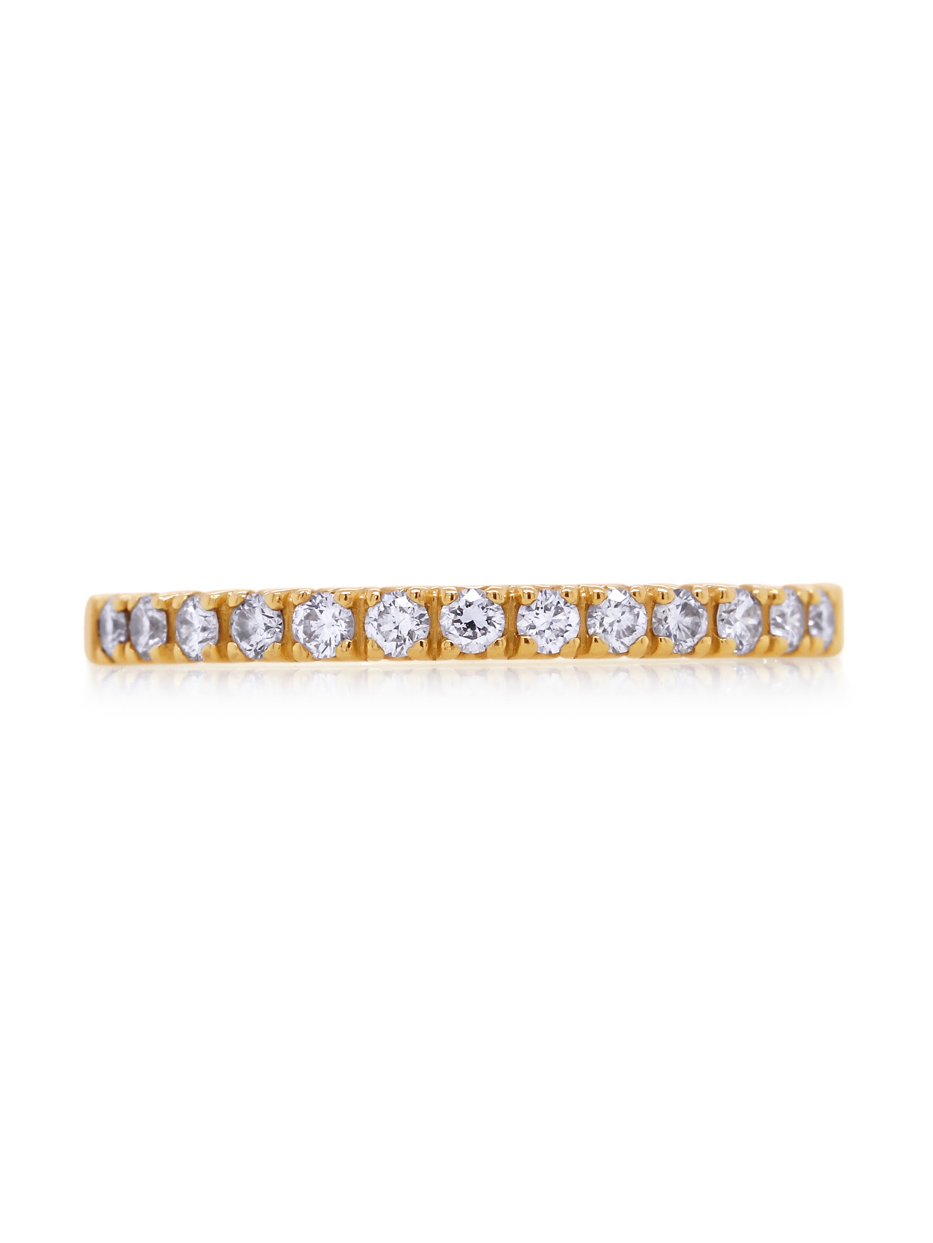 Diamond Set Band 18K Yellow Gold T=0.28ct – G.W Cox My Jeweller